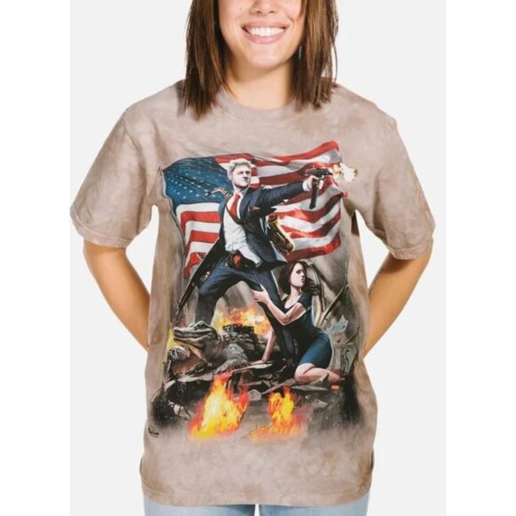The Mountain | Shirts | The Mountain Bill Clinton Action Hero Tshirt ...